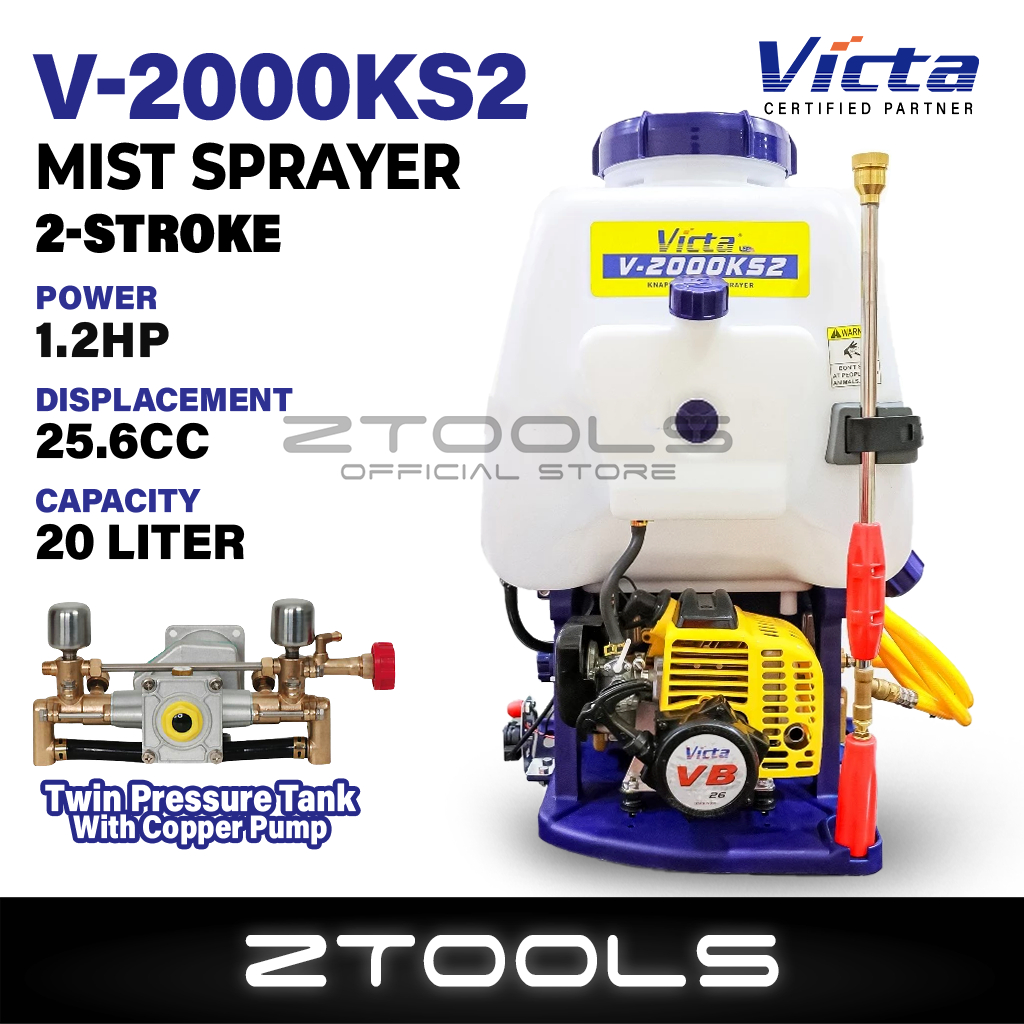 Original Victa 20L Mist Sprayer 2-Stroke Engine Knapsack Power Sprayer ...
