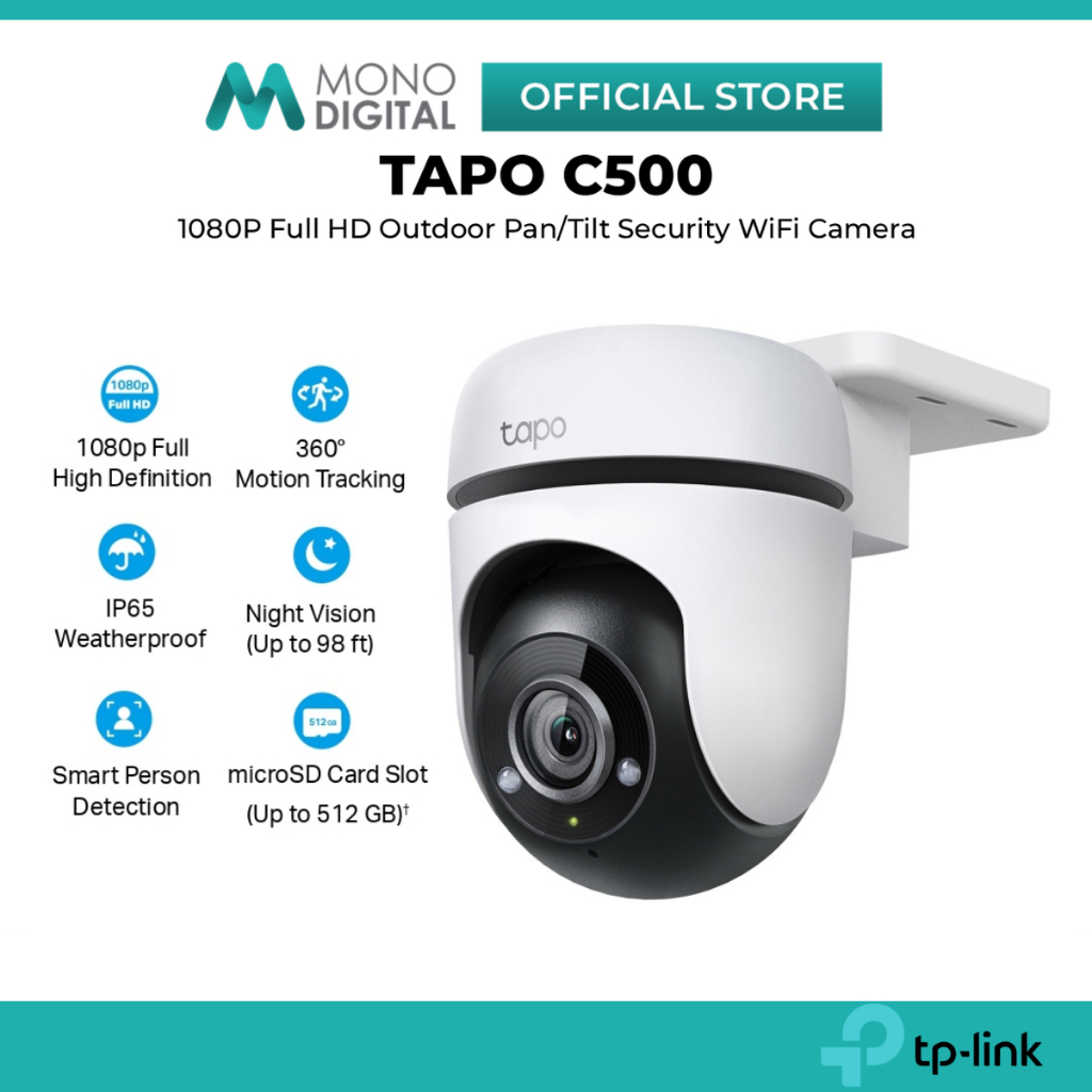 TP-LINK TAPO C500 FULL HD 1080P / TAPO C510W 2K / TAPO C520WS 2K QHD ...