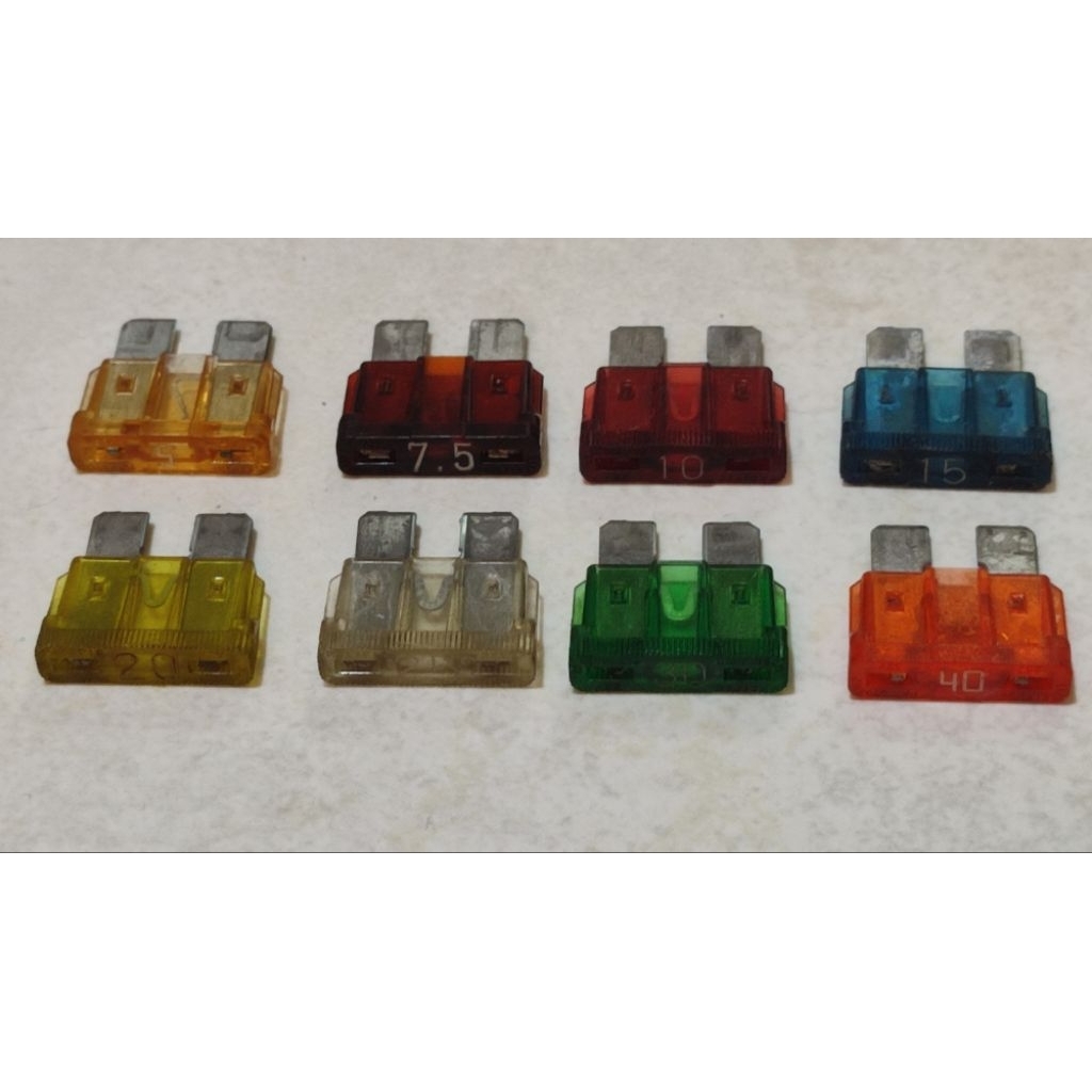 Used Standard Medium Fuse 🇯🇵 10pcs Saga LMST Iswara Wira Perdana Waja ...