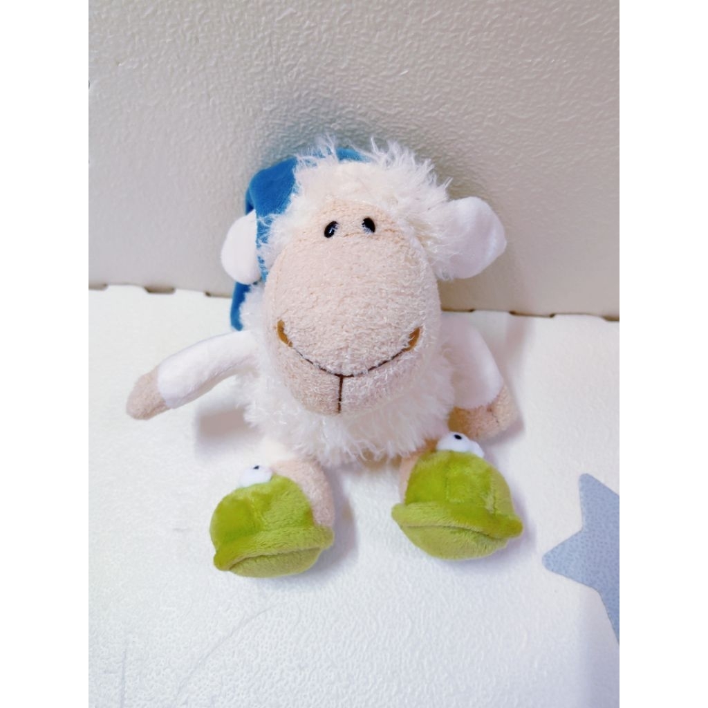NICI Jolly Mäh sheep plush M74 Sleepy Sheep no tag preloved plush doll ...