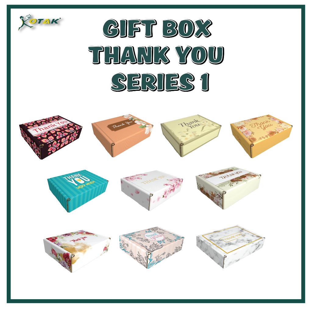 10PCS Thank You Series Gift Box | Shopee Malaysia