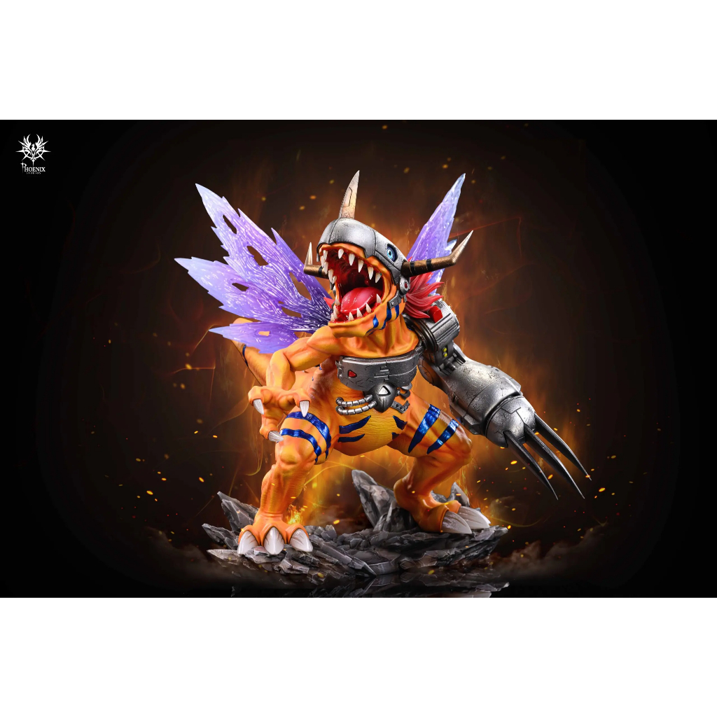 Phoenix Studio - Digimon Series 02 MetalGreymon Digimon Resin Statue GK ...