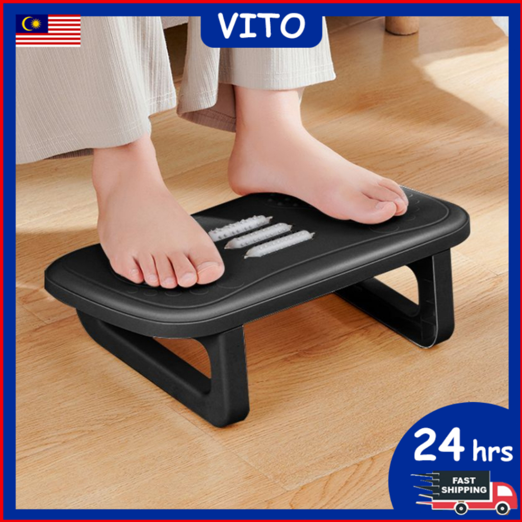 【STOCK】Footrest Foot Stool with Massage Non Slip Foot Stool Office Foot ...