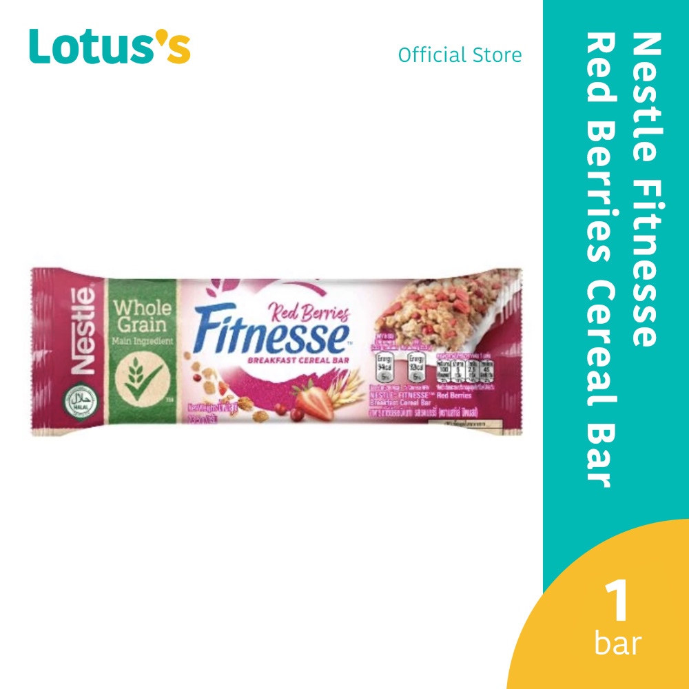 NESTLE FITNESSE Red Berries Cereal Bar (23.5g) | Shopee Malaysia