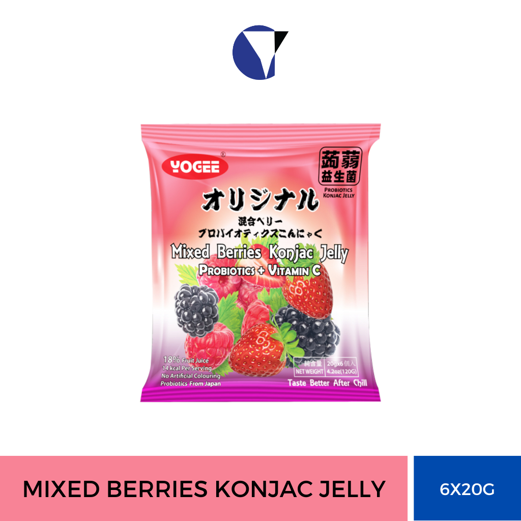 YAME - YOGEE PROBIOTICS KONJAC JELLY (6X20G) | Shopee Malaysia