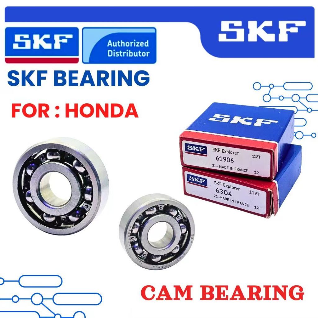 SKF CAM BEARING SET HONDA EX5 HP EX5 DREAM WAVE125 W100 W100R EX5 CLASS SKF BEARING | Shopee ...