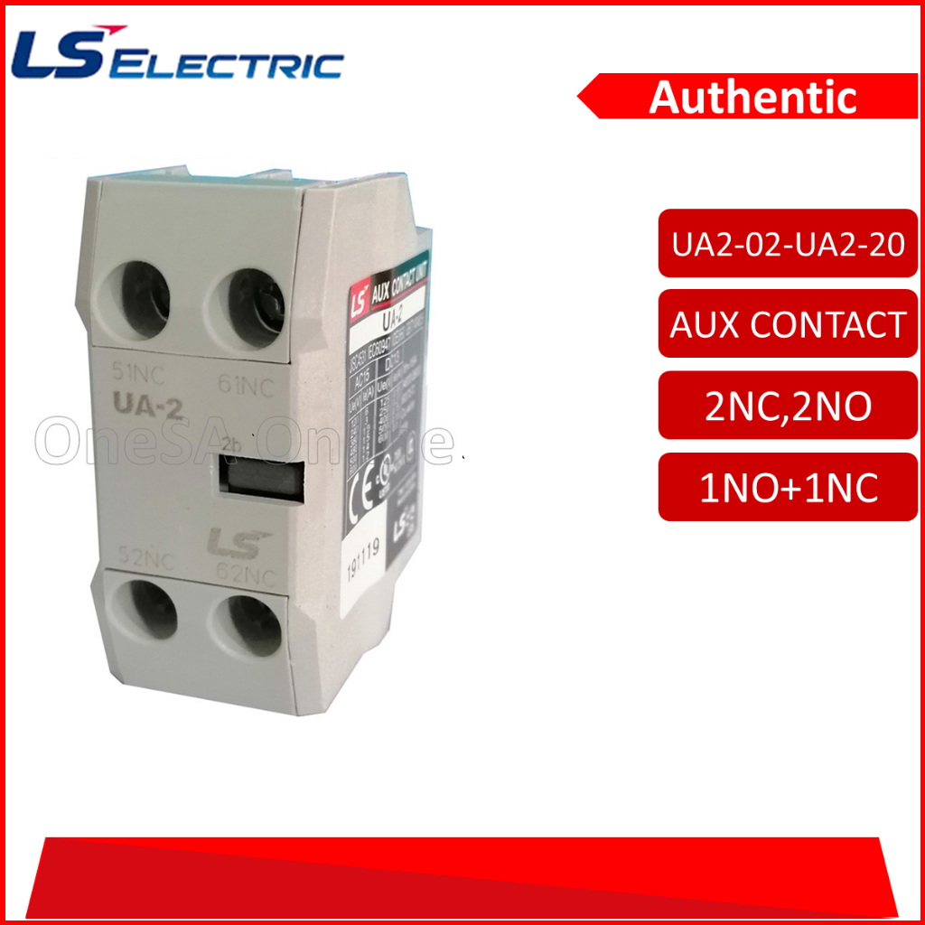 LS AUXILIARY CONTACT,FRONT MOUNT NC NO(AU2) | Shopee Malaysia