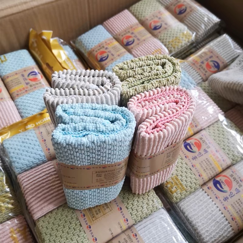 Waffle Cloth Wipe Dish Cleaning Home Washing Kitchen Napkin Absorbent ...