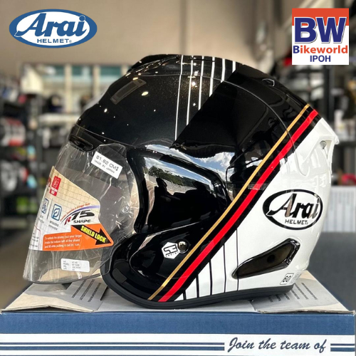 ARAI VZ-RAM TEMU WHITE ORIGINAL [BikeWorld IPOH] | Shopee Malaysia