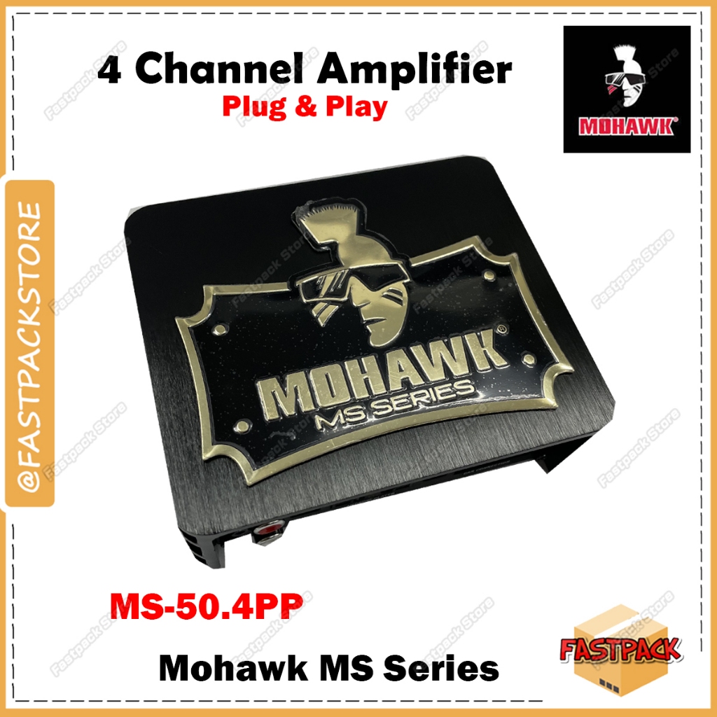MOHAWK MS Series 4 Channel Amplifier DSP MS-50.4PP 50W×4 All Android ...