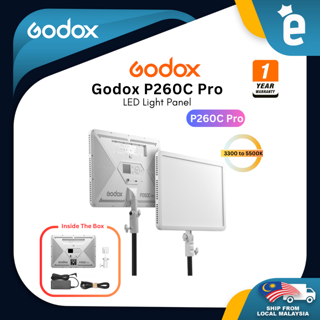 Godox NEW LED P260C Pro LED P260C Ultra-thin Additional Details 45W ...