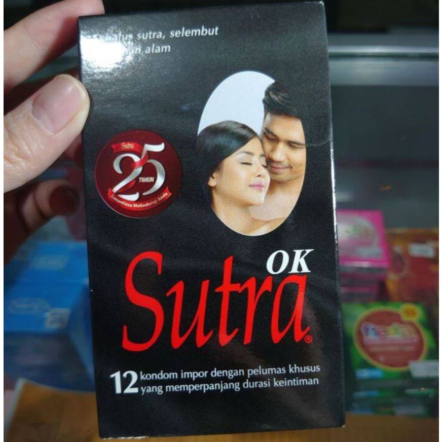 KONDOM SUTRA OK ISI 12 PCS ( HITAM ) | Shopee Malaysia