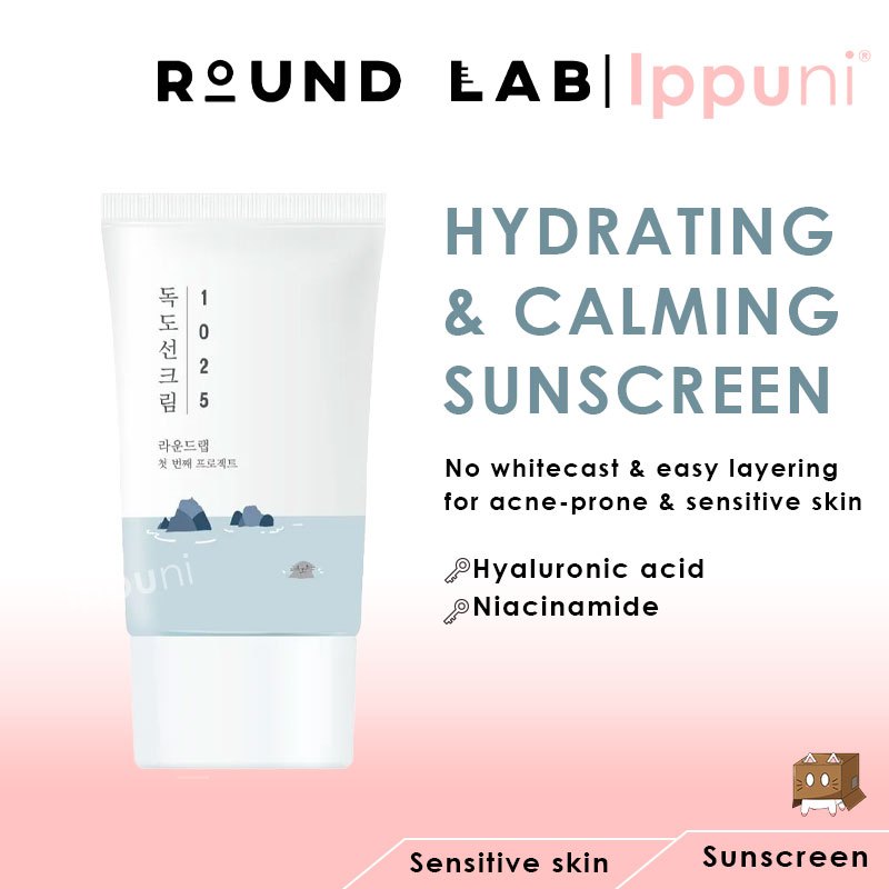 ROUND LAB 1025 Dokdo Sunscreen SPF 50+ PA++++ 50ml | Shopee Malaysia
