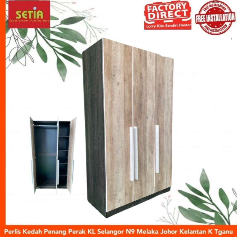 SETIA-Wardrobe Clothes/Almari Baju[Pasang Siap] | Shopee Malaysia