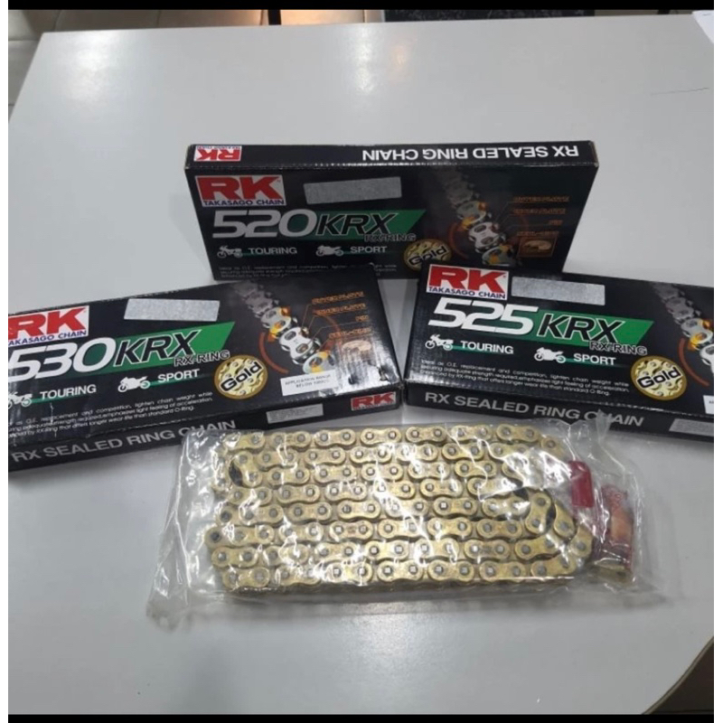 CHAIN RK KRX 520 525 530 X-RING JAPAN GOLD RAITAI RK | Shopee Malaysia