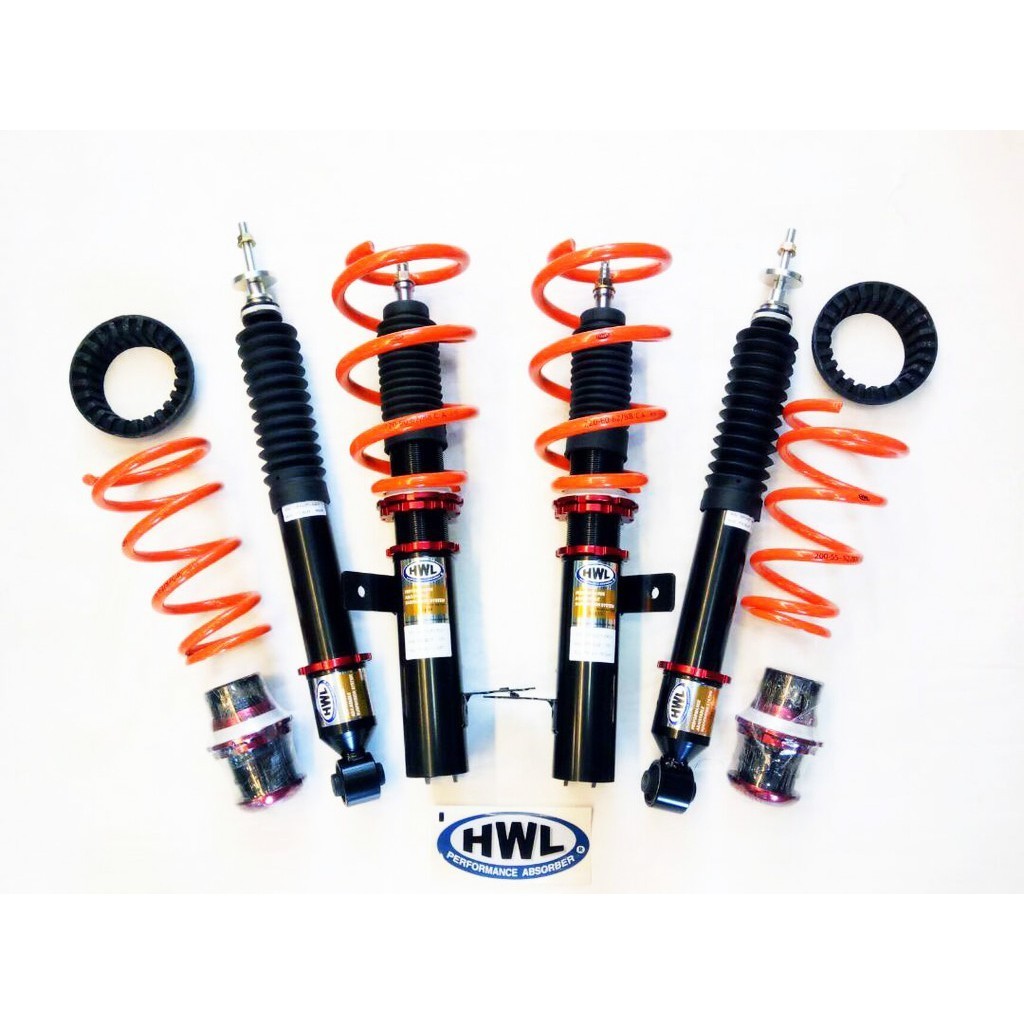 HWL ST-1 Fully Adjustable Suspension - Proton Saga Flx BLM VVT | Shopee ...