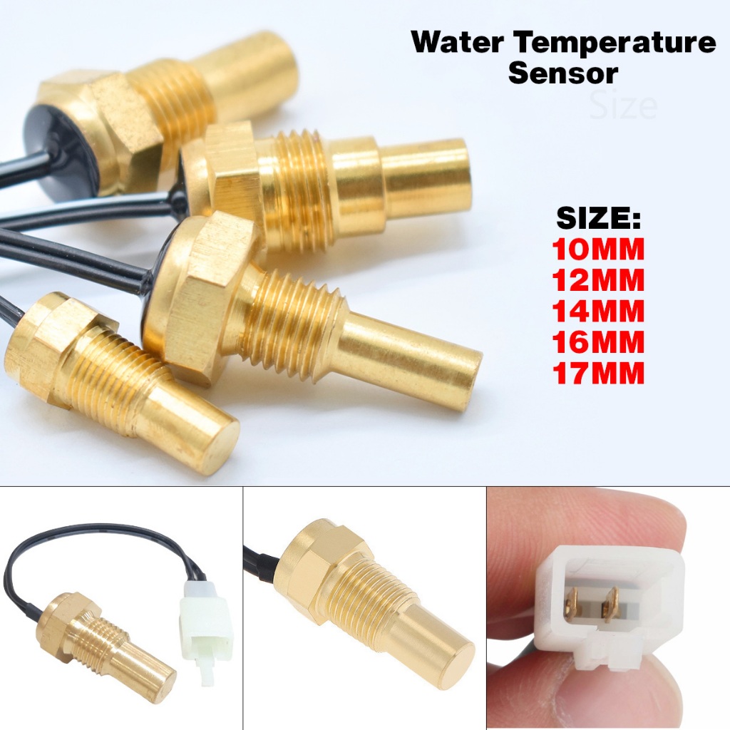 12V 24V Water Temp Sensor 10mm 12mm 14mm 16mm 17mm Car Water ...