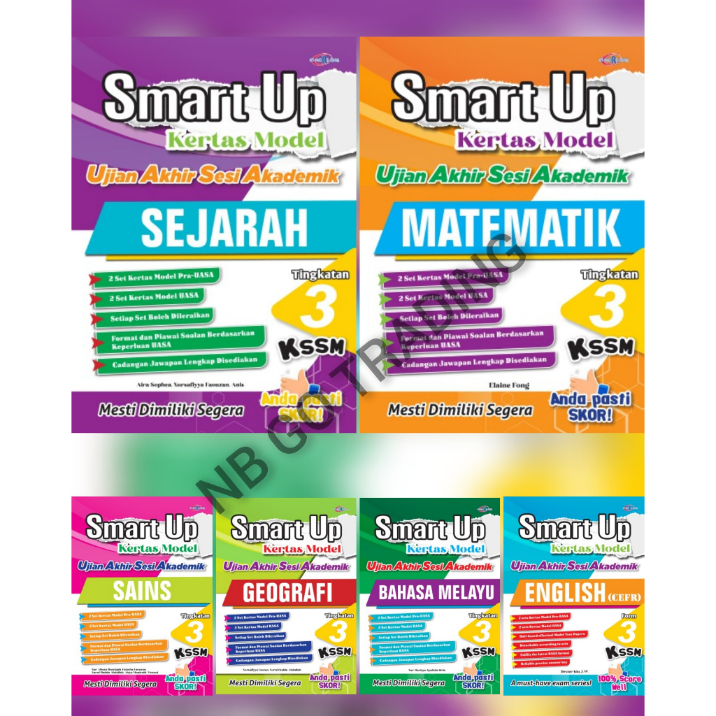 (NB) SMART UP KERTAS MODEL UASA TINGKATAN 3 (2024) | Shopee Malaysia