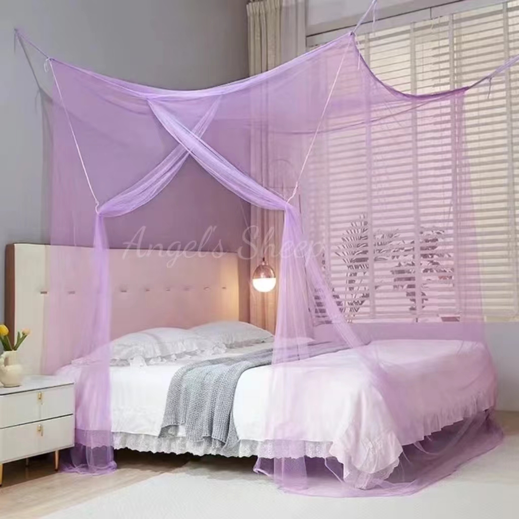 HIGH QUALITY [READY STOCK ] Mosquito Net Kelambu Nyamuk Bed Canopy ...