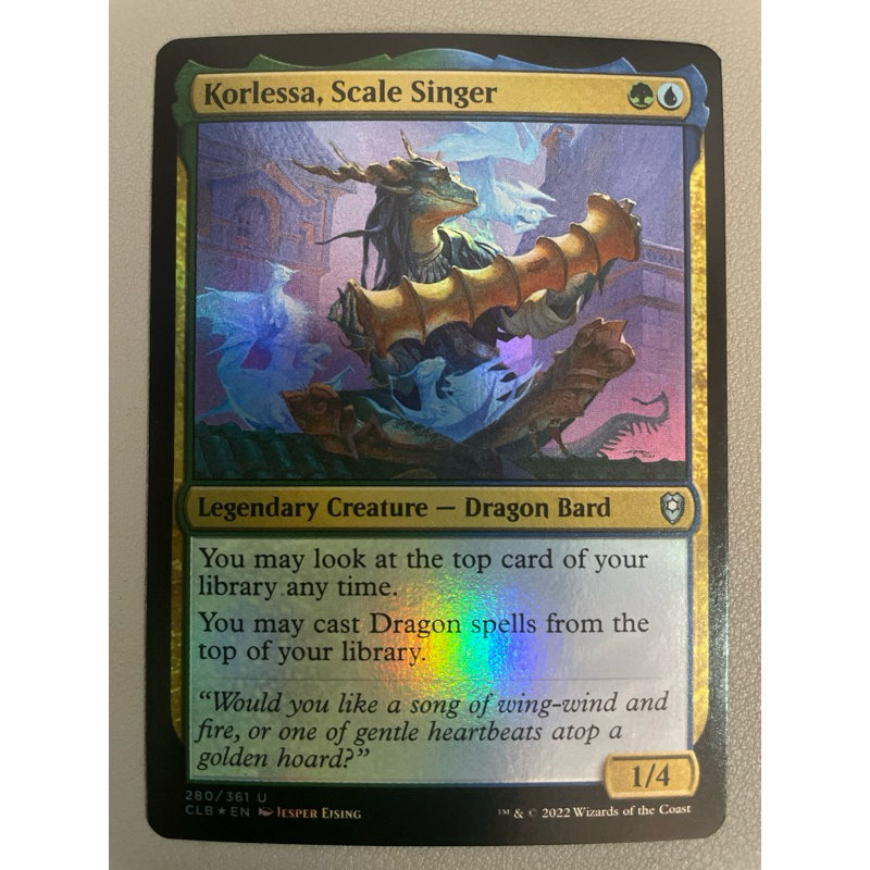 MTG:Battle for Baldur’s Gate (CLB) 280/361 U - Korlessa, Scale Singer ...