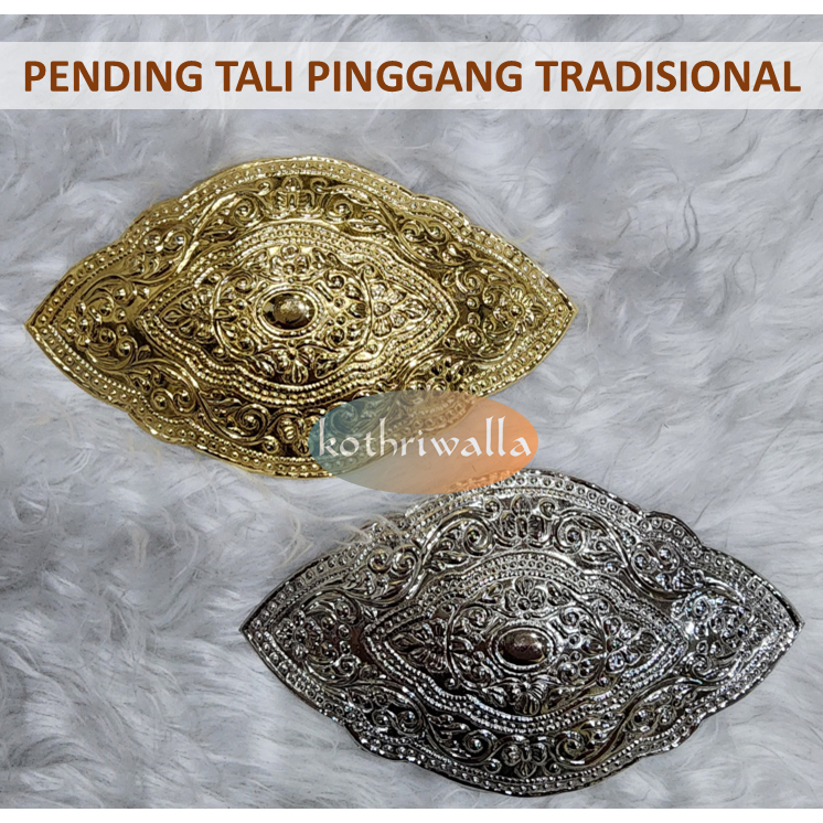 Pending Kepala Tali Pinggang Gold Pengantin Saiz Besar | Shopee Malaysia