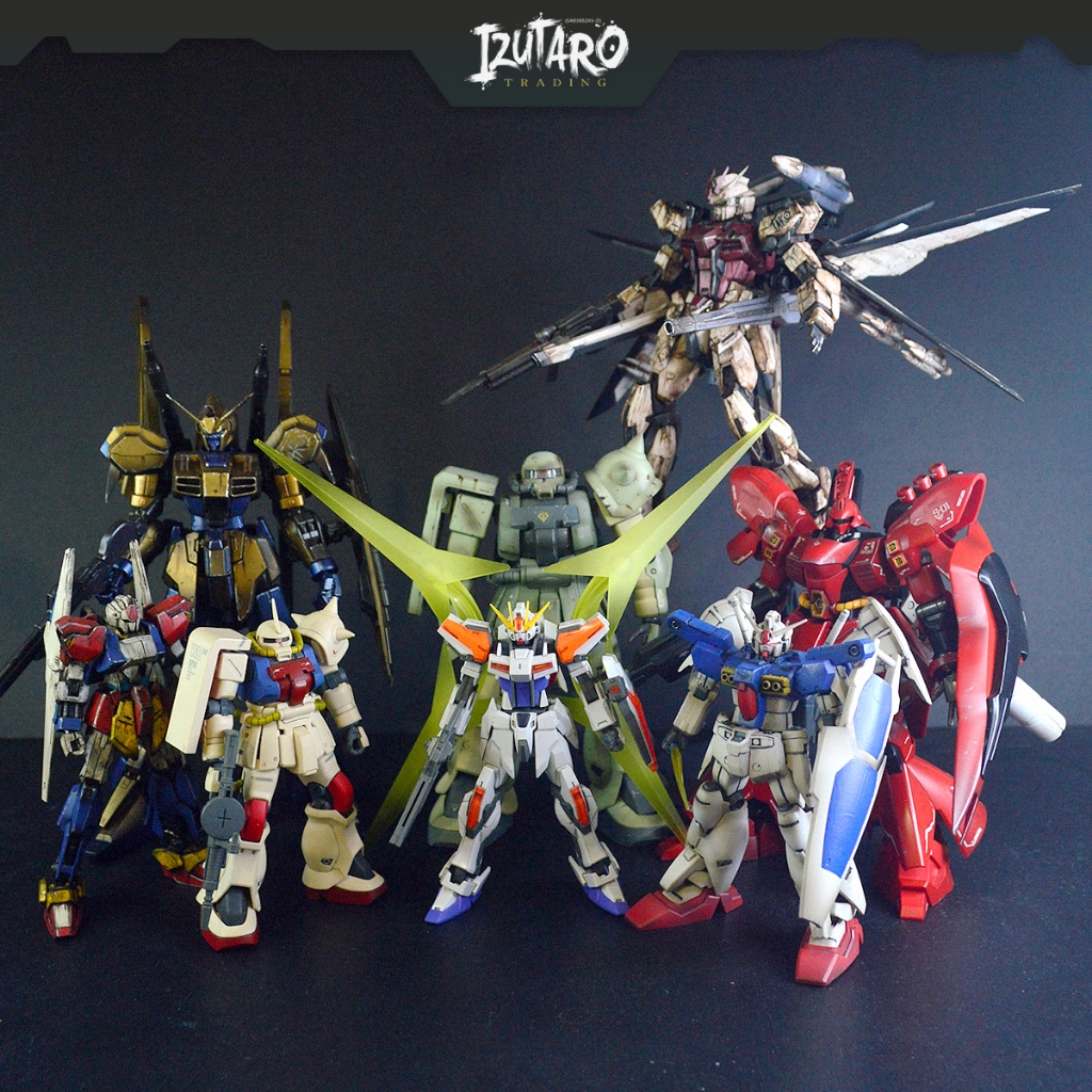 HG 1/144 Gunpla Custom Painted Gundam Custom | Strike Gundam, Nu, RX-0 ...
