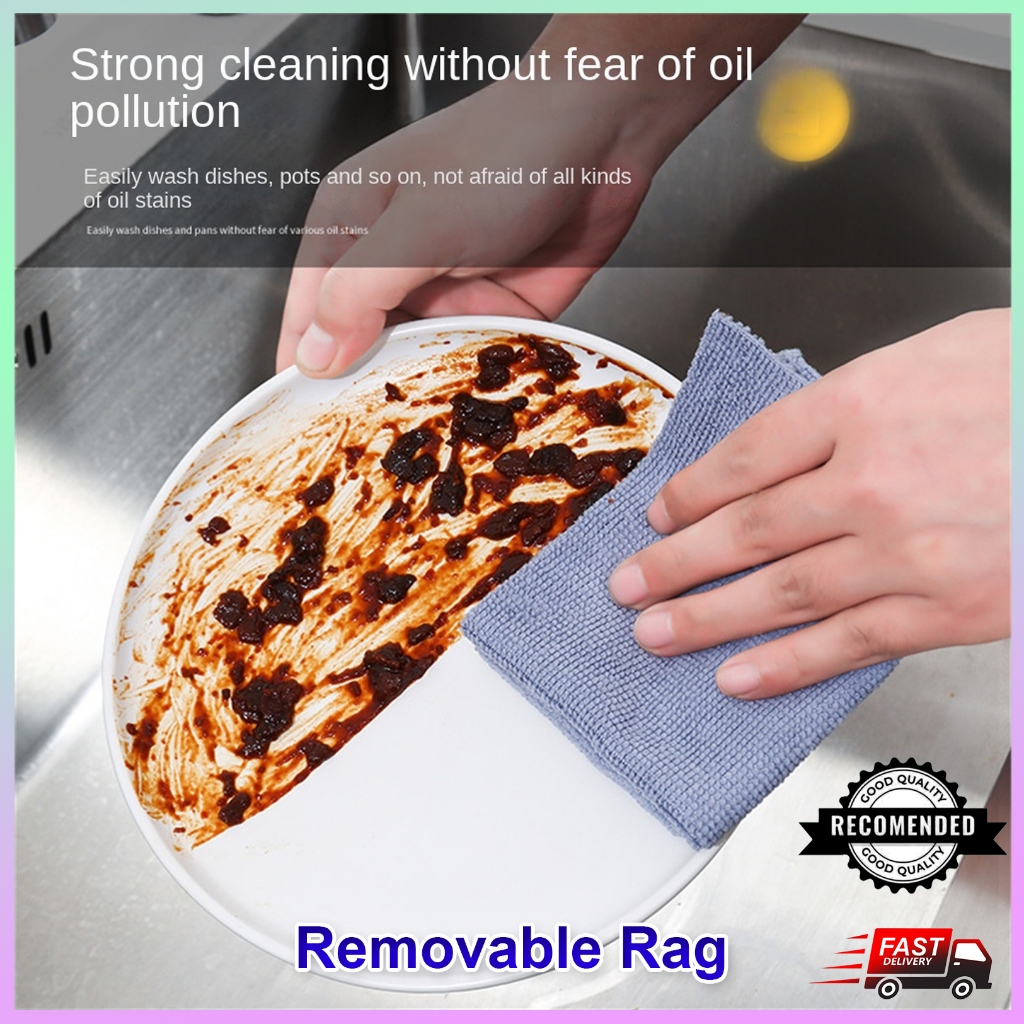 Strong Absorption Quick Dry Microfiber Cleaning Cloths 抽取式抹布 Tuala Kuat ...