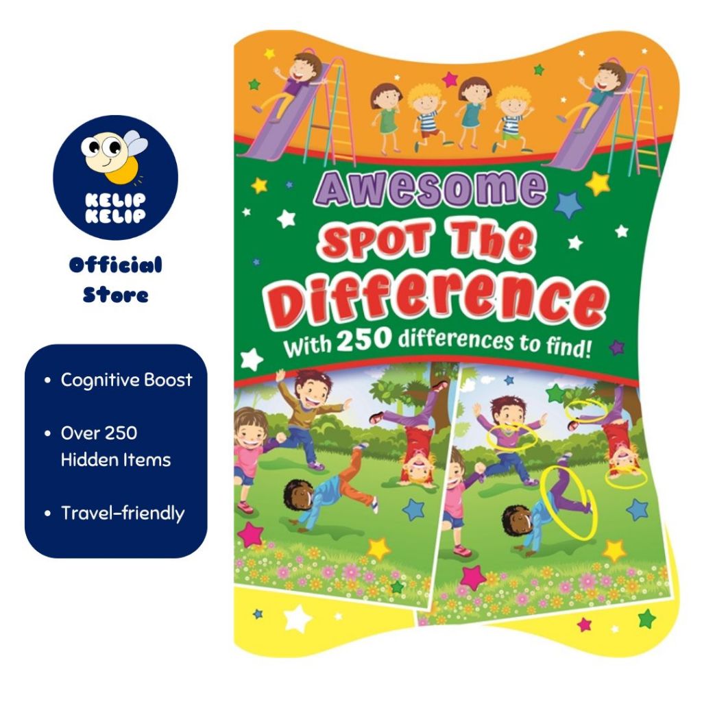 Awesome Spot the Difference Activity Book For Kids with 250 Differences ...