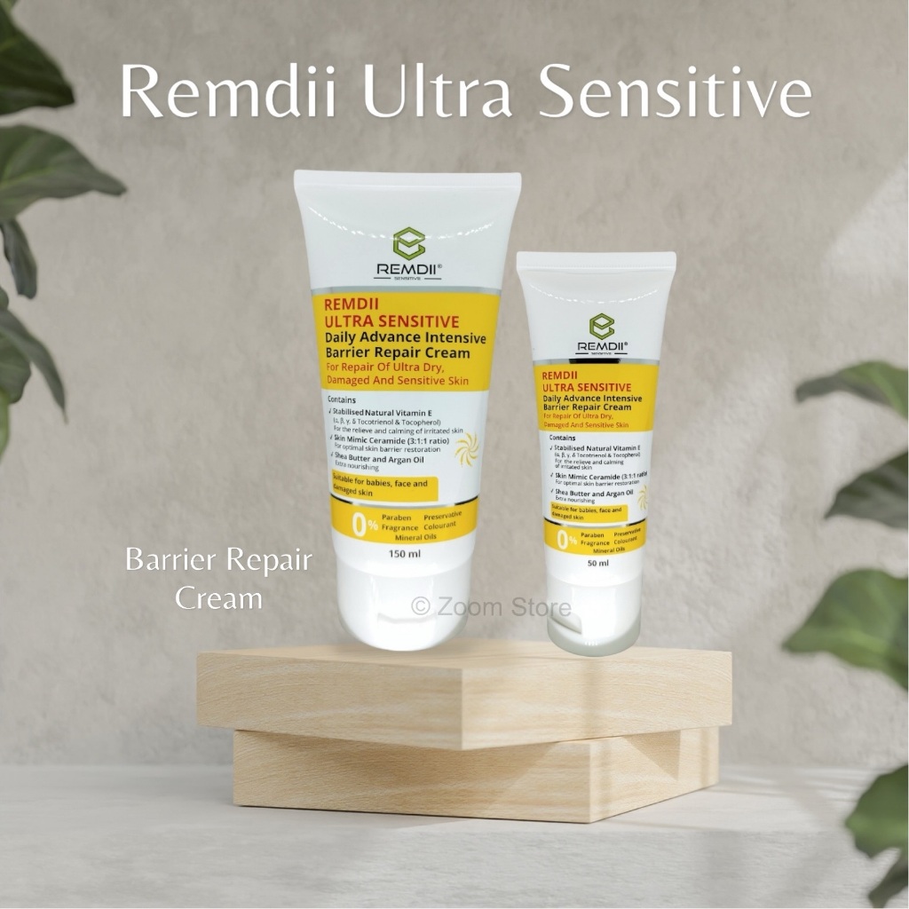 Remdii Ultra Sensitive Intensive Barrier Repair Cream Eczema, Dry ...