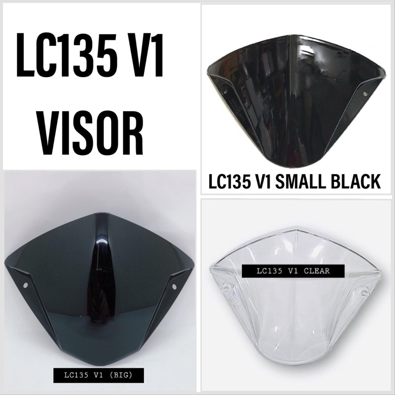 YAMAHA 135LC V1 LC135 FIRST MODEL VISOR CAP WINDSHIELD COWLING LENS ...