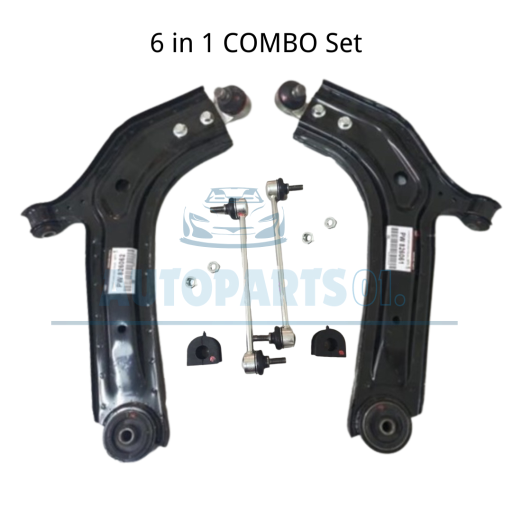 [6 IN 1 COMBO] Front Lower Arm / Stabilizer Bush / Stabilizer Link ...