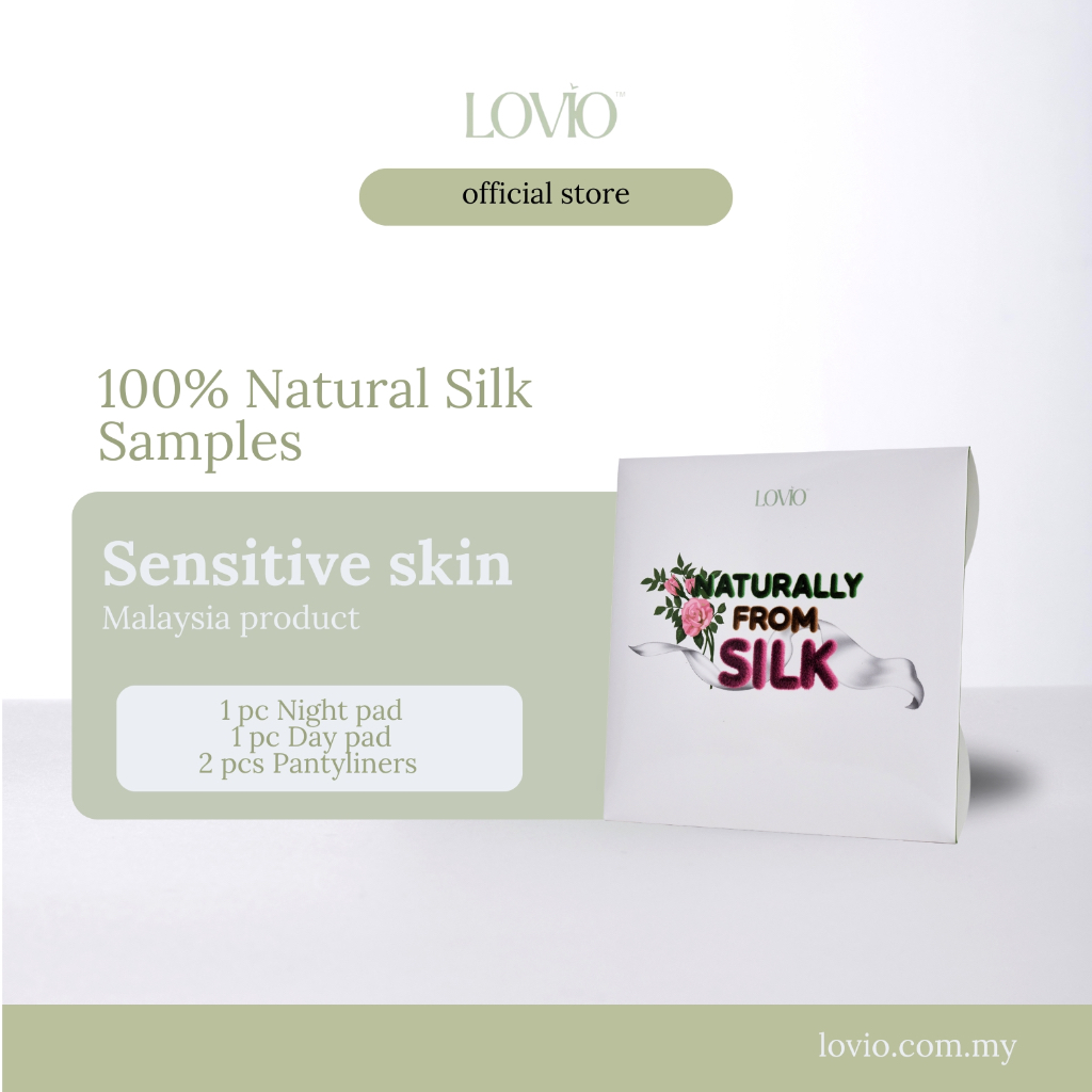 Lovio's Premium Silk Sanitary Pad - Sample Kit (155mm, 250mm, 290mm) | Shopee Malaysia