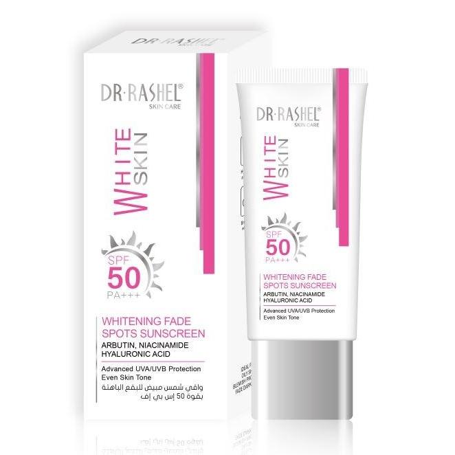 (NEW)DR RASHEL WHITE SKIN FADE SPOTS SUNSCREEN SPF 50PA+++ 50G ( DRL ...