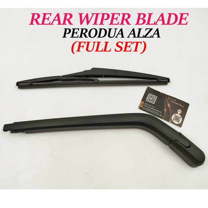 PERODUA ALZA AXIA ATIVA KANCIL 02 FULL SET REAR WIPER Wiper Blade Wiper ...