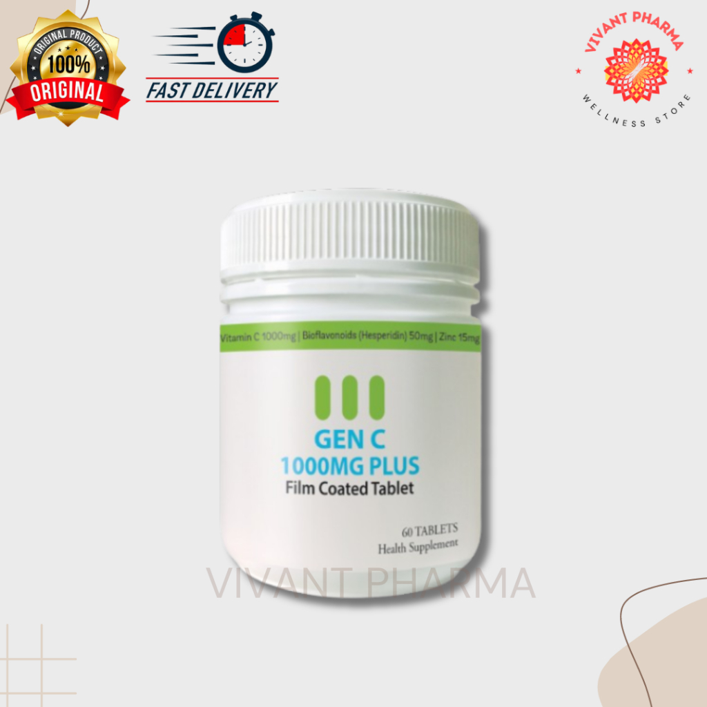 Alpha Laboratories Gen Vitamin C Plus Tablets 60's (Made in New Zealand ...