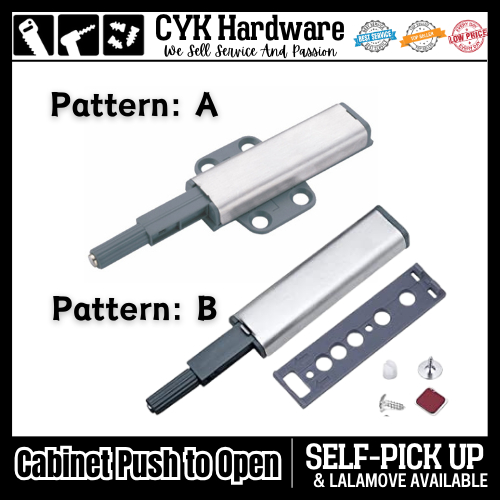 Cabinet Door Buffer Push to Open Magnetic Latch System Kitchen Cupboard ...