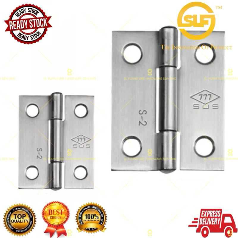 SLF 777 1 1/2 inch /38mm stainless steel hinges High Quality Stainless Steel Wood Heavy Duty ...