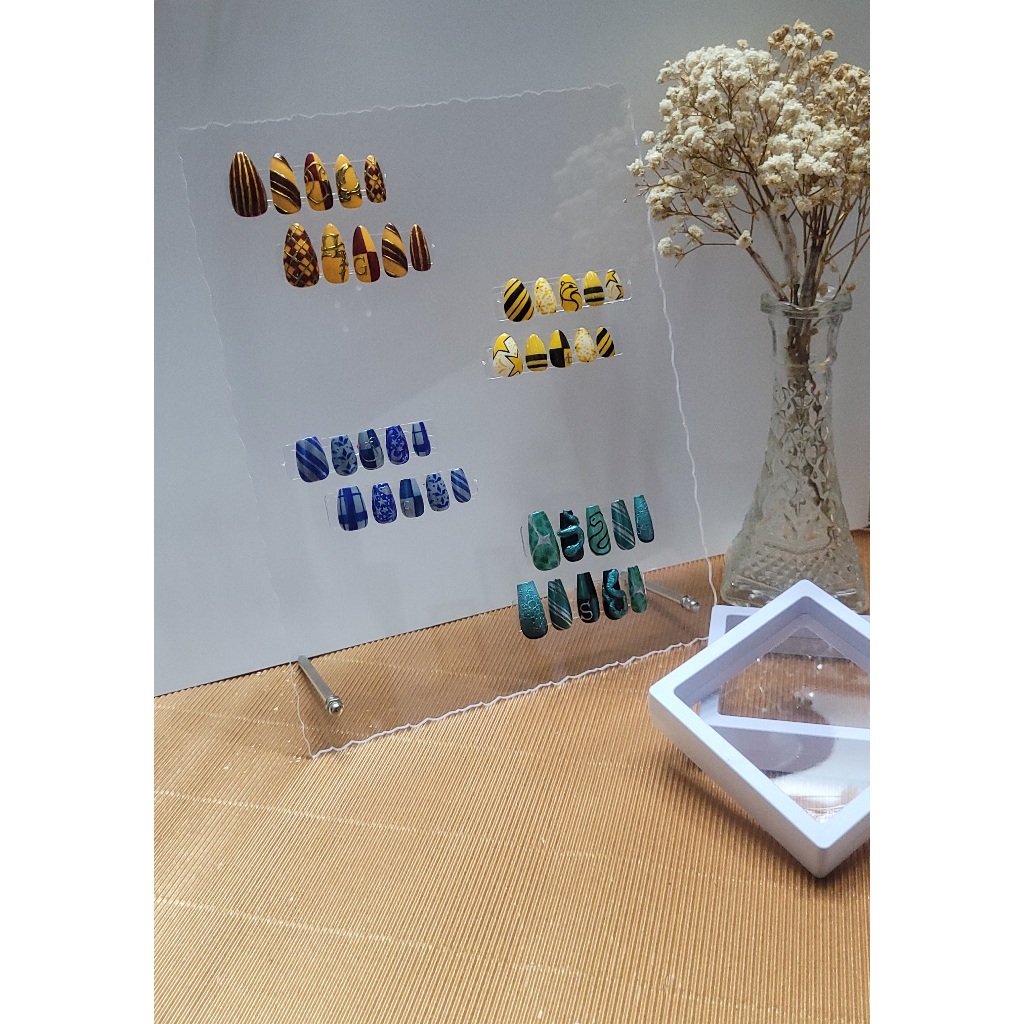 🌟𝐻𝒶𝓃𝒹𝓂𝒶𝒹𝑒🌟 Press-on-nails Harry Potter Nails | Hogwarts Houses ...