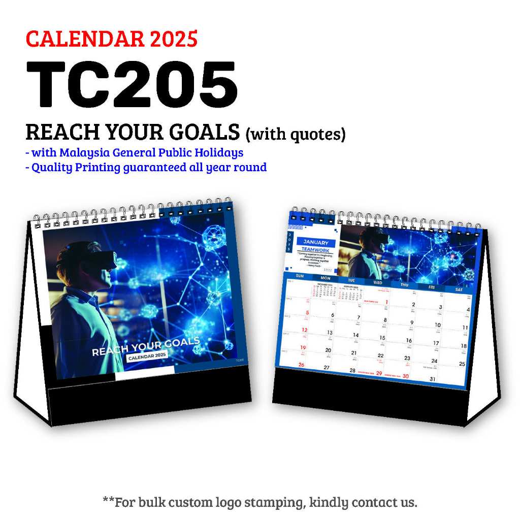 [TC205] Table Calendar 2025 | Desktop Calendar 2025| Corporate ...
