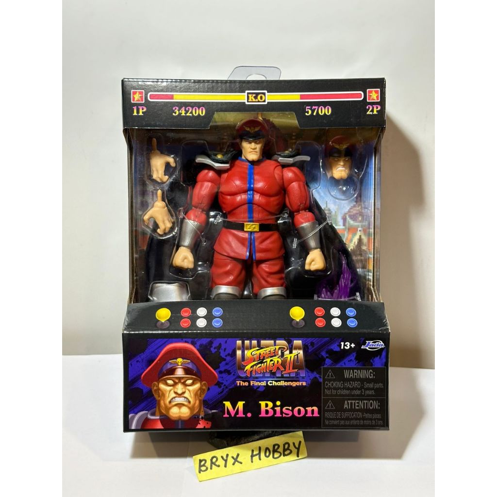 Jada Toys Metals Action Figure 6" Ultra Street Fighter 2 The Final Challengers M.Bison #34219 ...