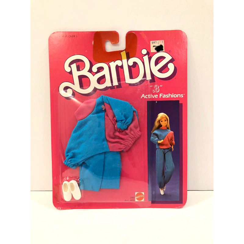 Barbie doll “B” Active fashions (1985) | Shopee Malaysia