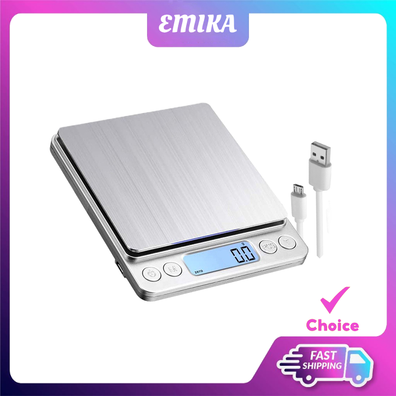 Emika Choice Digital LCD Food Scale Electronic Kitchen Scale Weighing ...