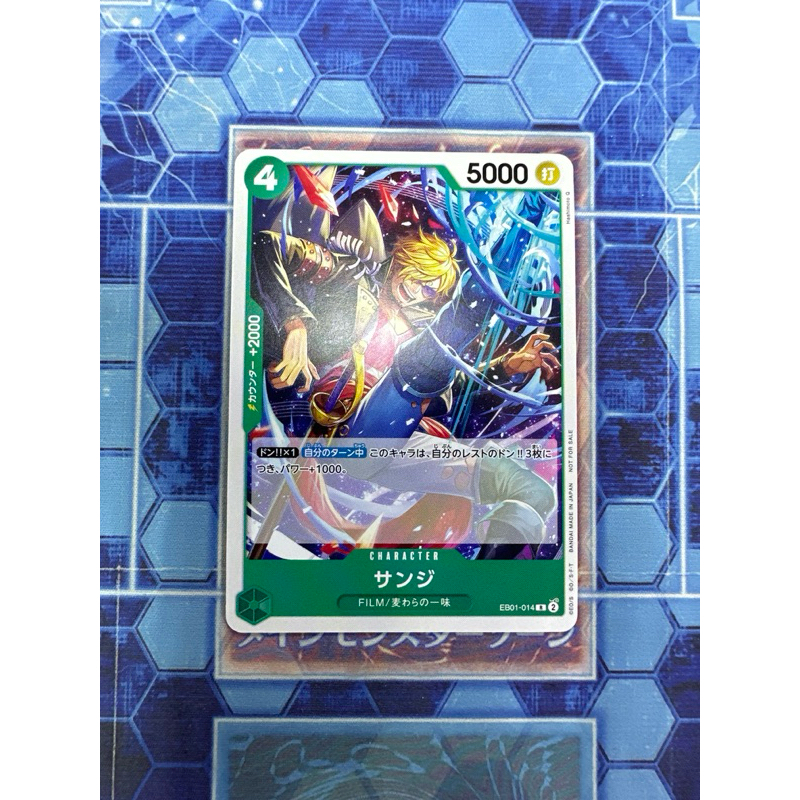 ONE PIECE OPTCG Sanji EB01-014 R Promo | Shopee Malaysia