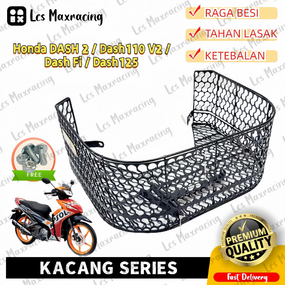 Raga Besi KACANG 88 / Iron Basket Honda DASH 2 / Dash110 V2 / Dash Fi / Dash125 | Shopee Malaysia