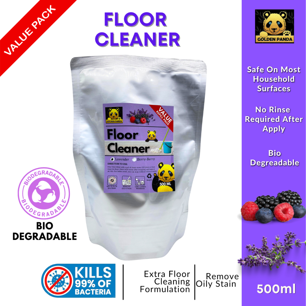 [REFILL PACK] Bio Floor Cleaner Golden Panda 500ml/Pencuci Lantai Bio ...