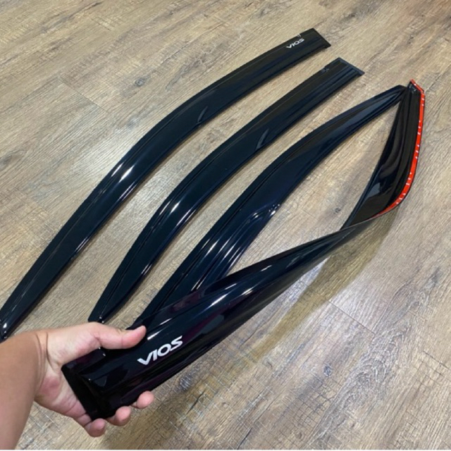 4pc 1set Toyota Vios NCP150 (3rd Gen) 2013-2018 Rain Wind Sun Deflector ...