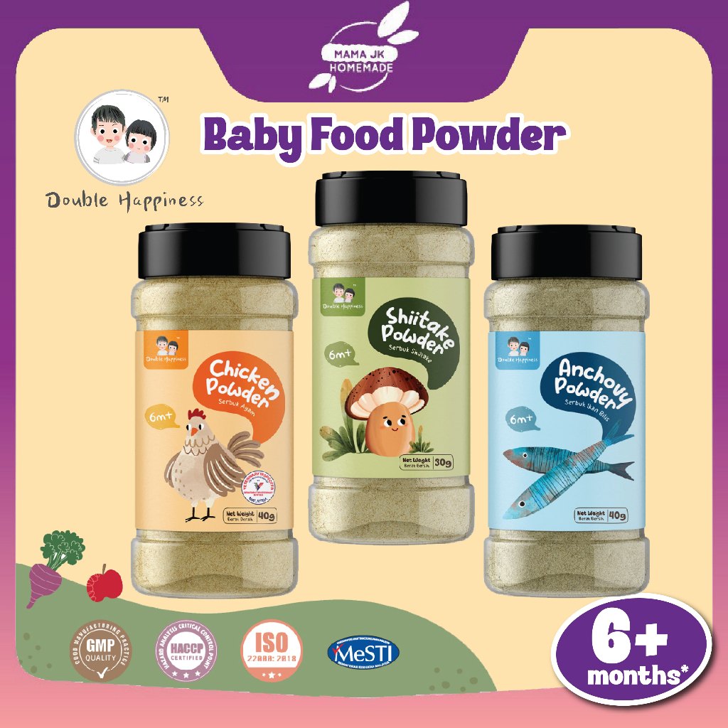 Double Happiness Baby Food Powder 30g / Shiitake Seasoning Food Powder ...