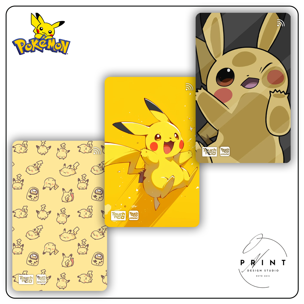 [Pikachu] High Quality - Tng / Touch n Go Card Sticker - ATM Card ...