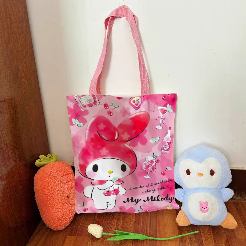 Ready stock Malaysia ! My Melody tote canvas bag kids, beg melody budak ...