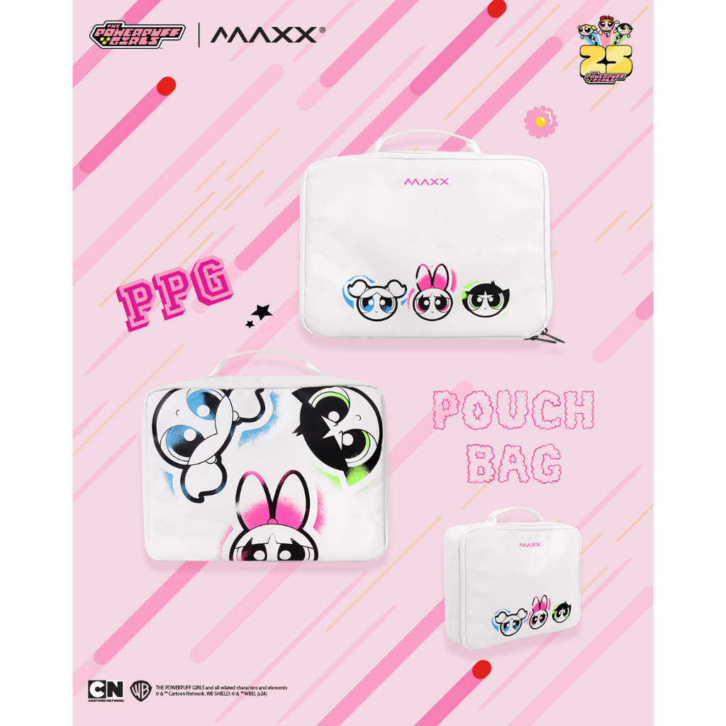 MAXX Powerpuff Girl Pouch Bag MLBAG03 (100% Original) | Shopee Malaysia